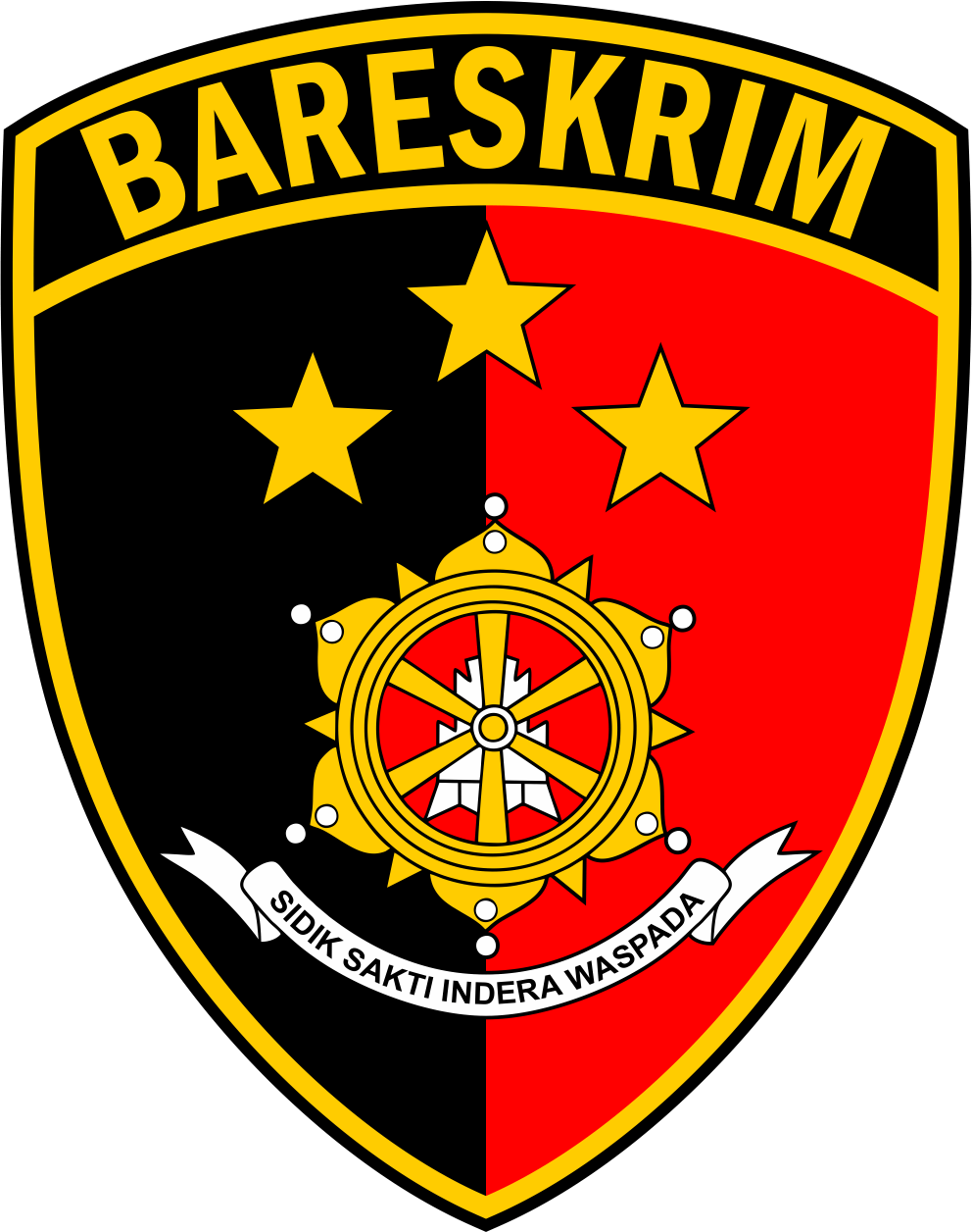 Plakat Kayu Reserse Bareskrim Polri - Souvenir Talk